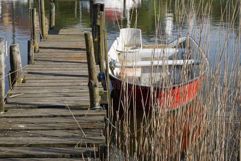 Old dock stock photo. Image of reeds, nature, harbour - 94710378