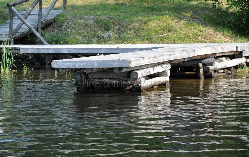 Old Fishing Dock Stock Photo Image Of Small Lake Dock Old Wooden Dock
