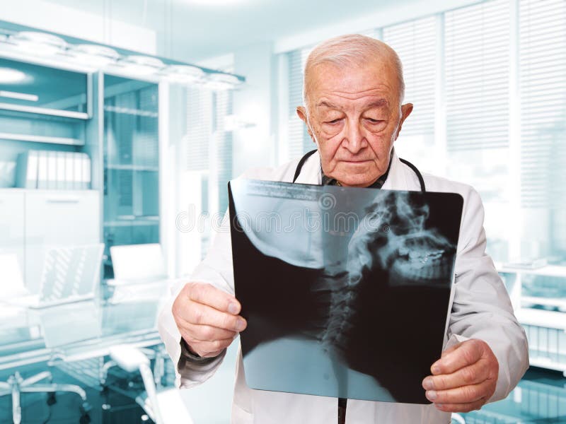 Old doctor stock image. Image of check, hospital, white - 19388663