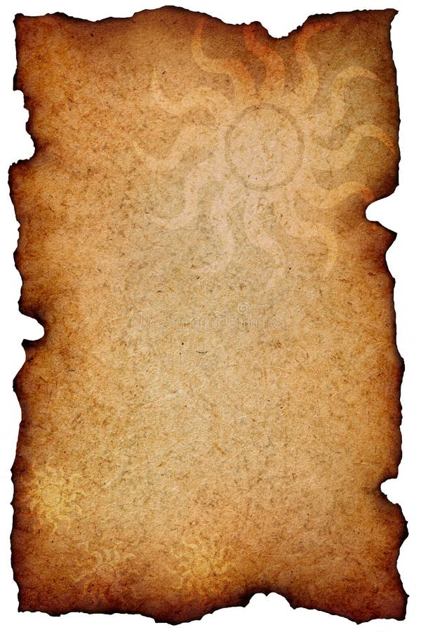 Old Document On White Background Stock Image - Image: 8389671