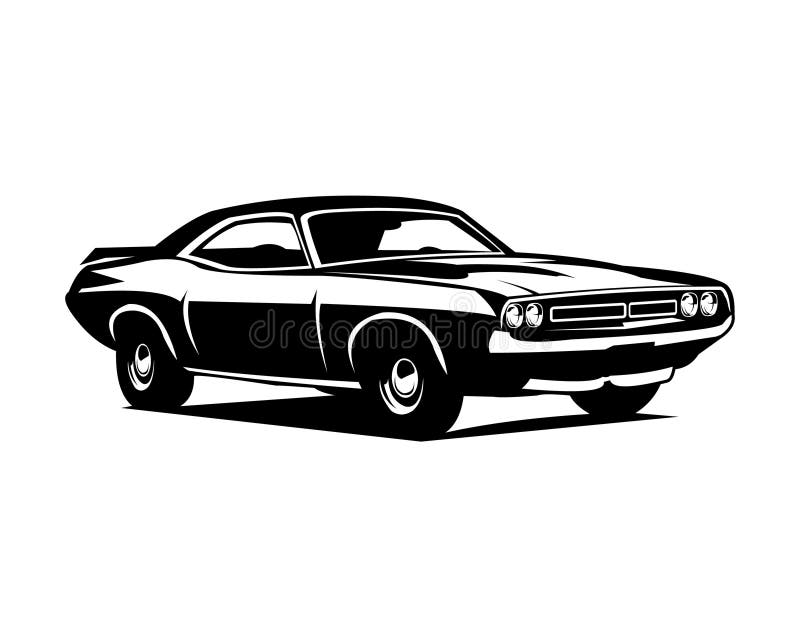 Dodge Challenger Vector Stock Illustrations – 212 Dodge Challenger ...