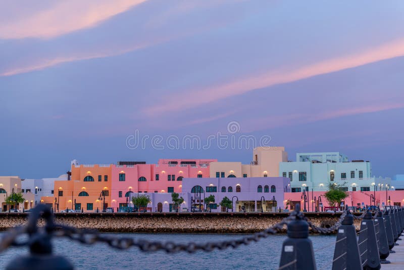 Mina District Old Doha Port Corniche Qatar Editorial Photography ...