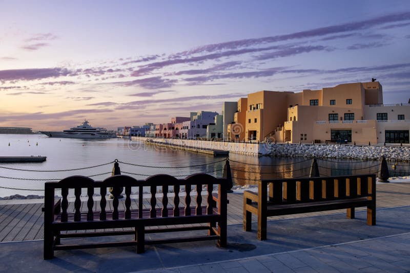 Old Doha Port Redevelopment into Mina District Box Park Qatar Editorial ...