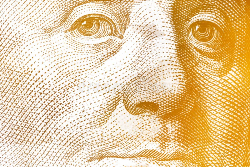 Old 100 dollar banknote stock photo. Image of dollar - 205907718