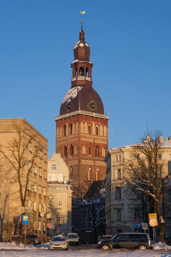 Old Dome Cathedral, Riga, Latvia Stock Image - Image of christian ...