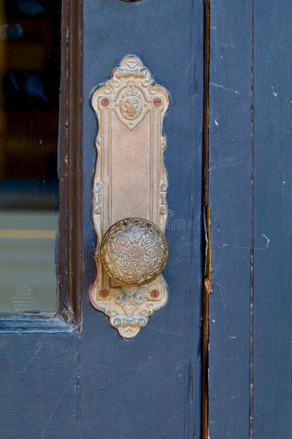 Old door handle stock photo. Image of keyhole, green - 98271986