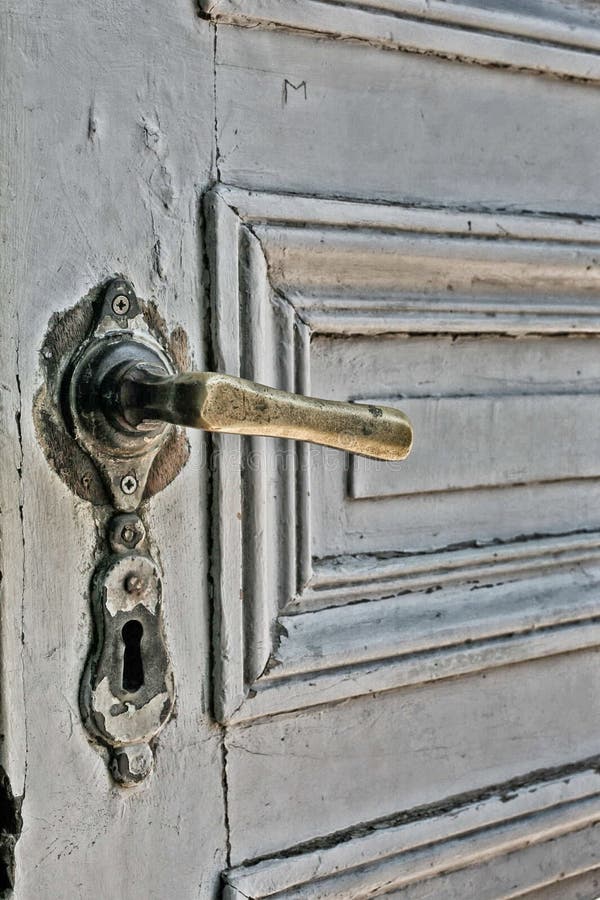Old door handle stock photo. Image of design, handle - 54228582