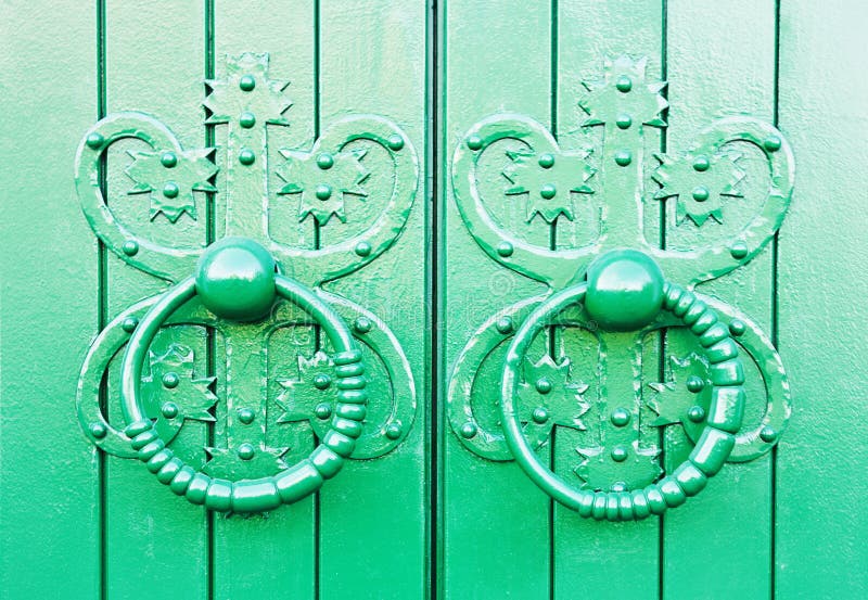 Old Door handles stock image. Image of ancient, brown - 25376961