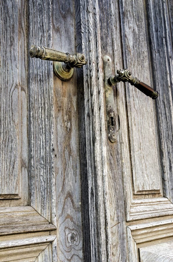 Old door handles stock photo. Image of metal, lock, detail - 30674680