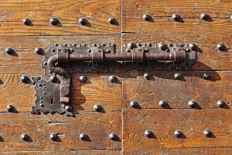 Medieval Door Lock Stock Photos - Download 7,240 Royalty Free Photos