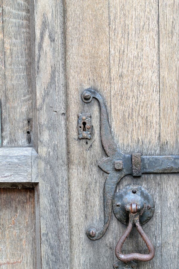 Old door locker and handle stock photo. Image of metal - 38286598
