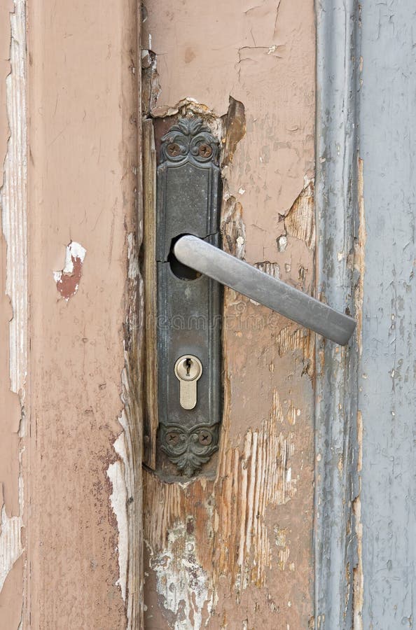 Old door stock photo. Image of keyhole, security, exit - 78846274