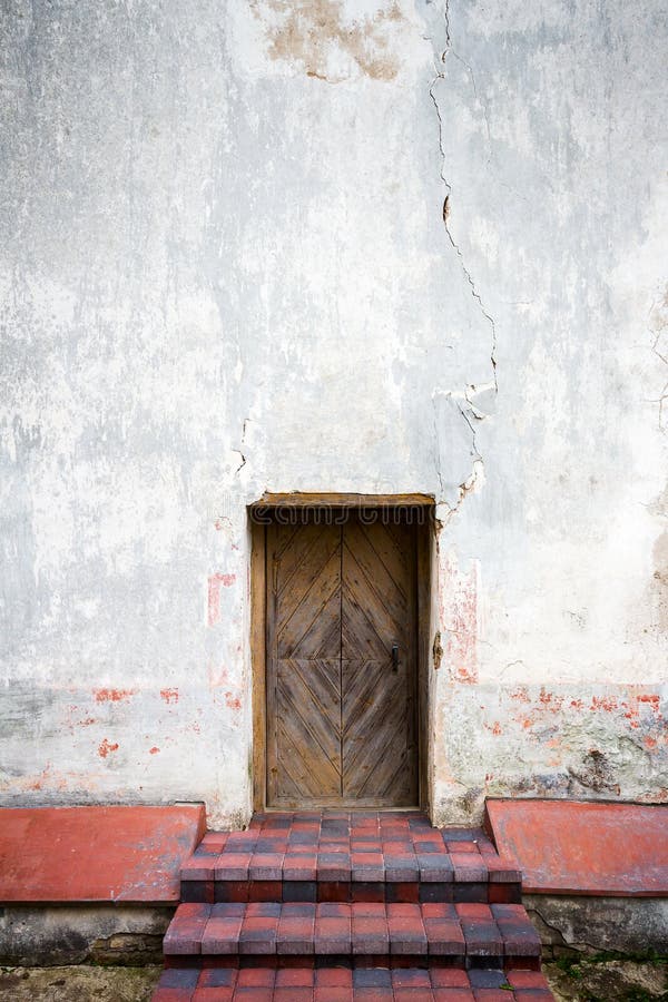 Old door and stone steps stock photo. Image of city, break - 51326828