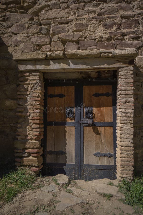 Old Door To Caucasus Monastery Stock Image - Image of ancient ...