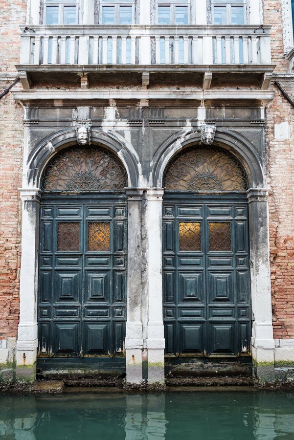 Old doors in Venice, Italy stock image. Image of famous - 62518039