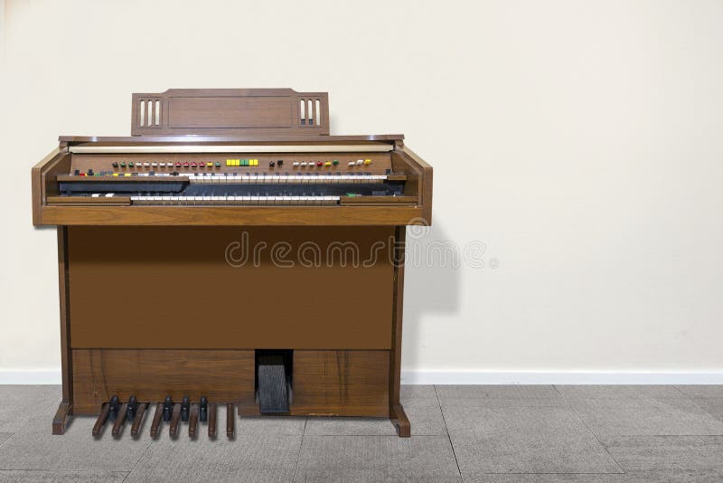 Electric organ keys. stock photo. Image of olden, white - 11470274
