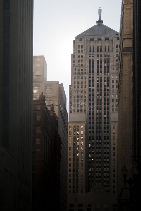 Old downtown chicago stock image. Image of iconic, american - 28385949