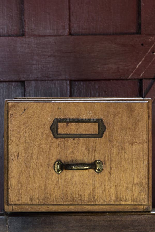 Old drawer stock photo. Image of furniture, retro, library - 56646886