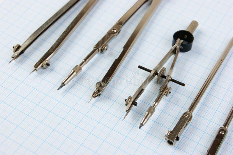 Old drawing tools stock image. Image of business, industrial - 32838409