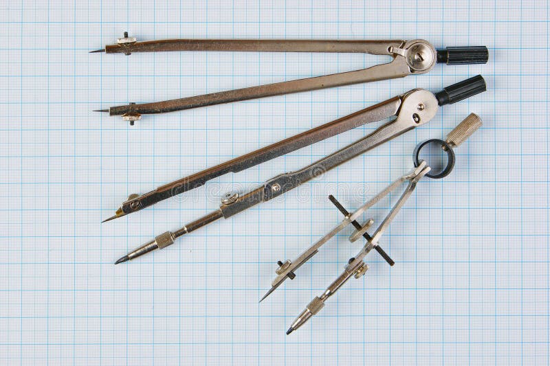 Old drawing tools stock photo. Image of drafting, education - 54811804