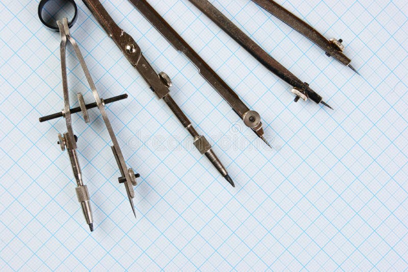 Old drawing tools stock photo. Image of business, office - 62034386