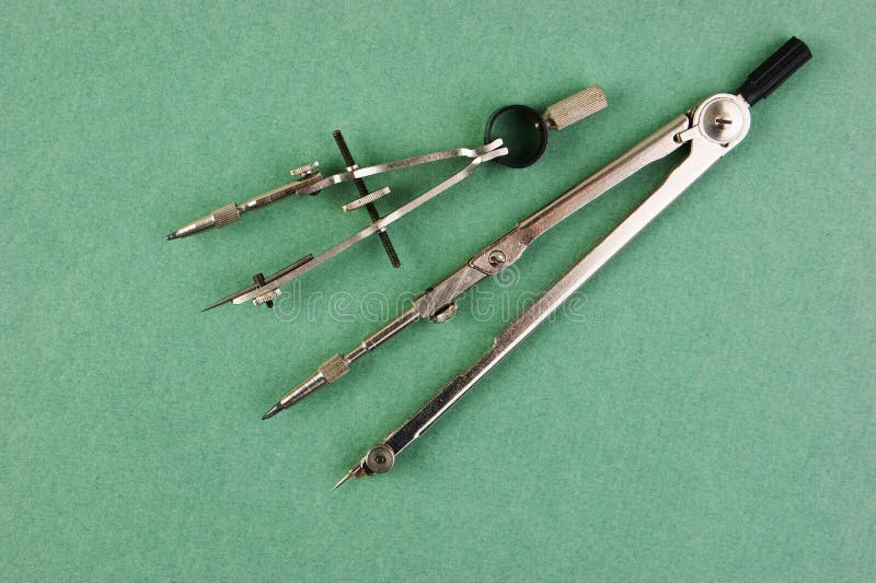 Old drawing tools stock photo. Image of pencil, compasses - 173008018