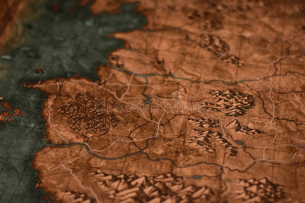 Old Drawn Map of the Medieval World Stock Photo - Image of cartography ...