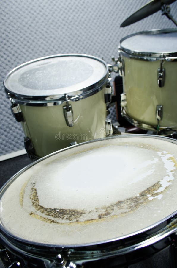 Old drum set stock photo. Image of studio, drum, musical - 34609944