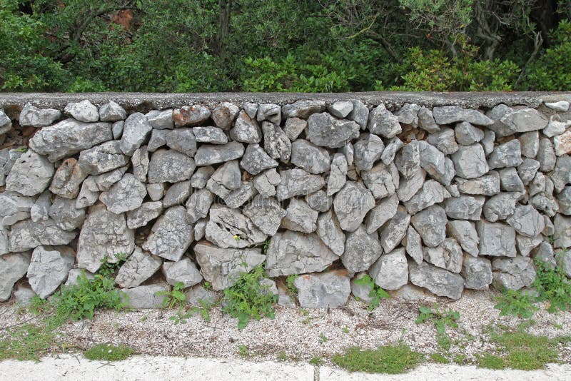 Rough Stone Wall stock image. Image of rough, material - 125912065