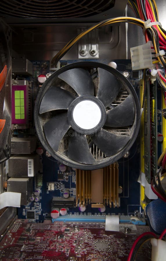 Old and Dusty and Dismantled Computer Stock Photo - Image of technician ...