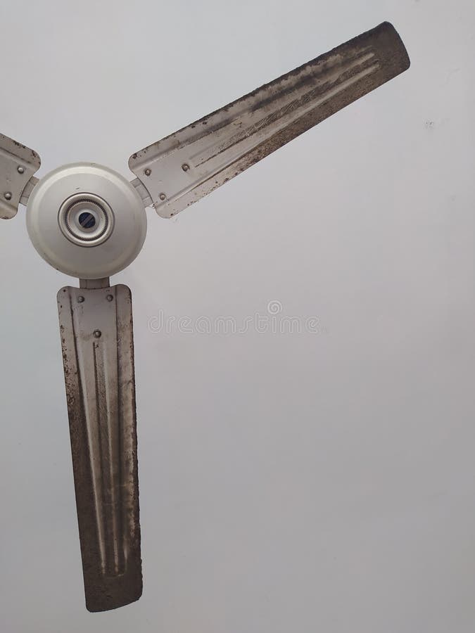 Old and Dusty Fan Hanging on the Wall Stock Photo - Image of dusty ...