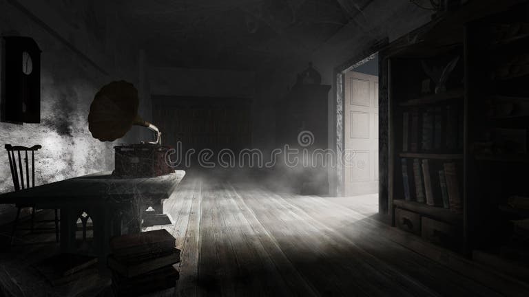 Creepy Library Stock Illustrations – 136 Creepy Library Stock ...