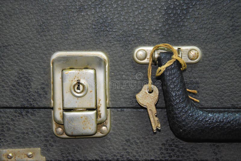Old, Dusty Part of Suitcase Stock Image - Image of leather, aged: 258646745