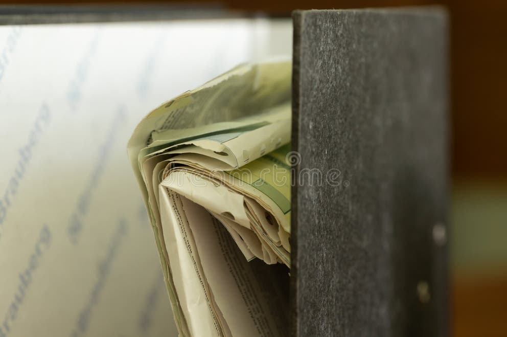 Old Dusty Stack of Papers, Files, Documents on the Shelves of Archive ...