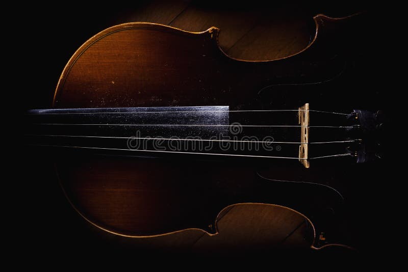 Old Dusty Violin Details stock photo. Image of decoration - 61810262