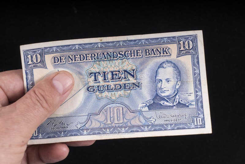 An old Dutch banknote editorial photo. Image of bank - 101280876
