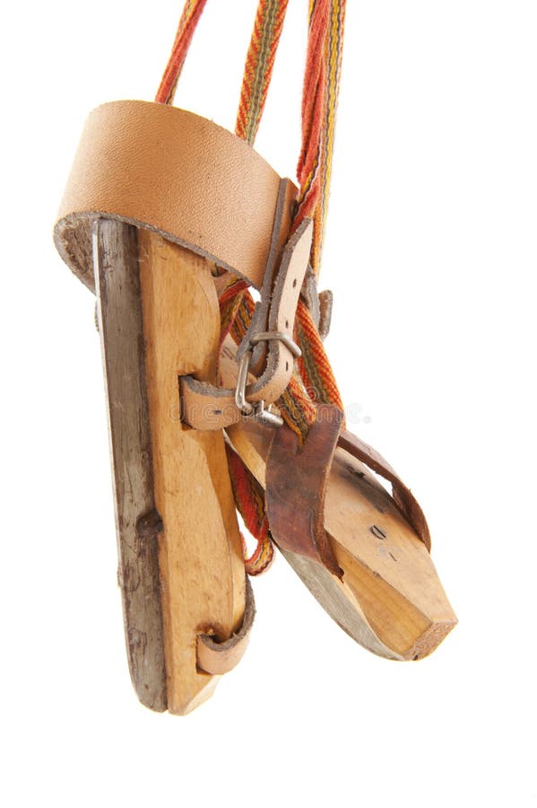 Old Dutch skates stock image. Image of child, metal, tradition - 14527845