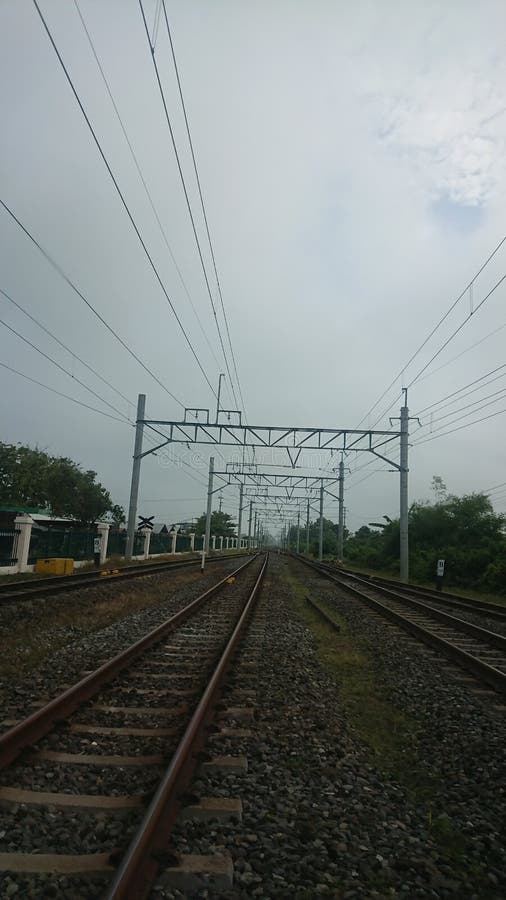 Old Dutch train rails stock image. Image of rails, today - 262833397