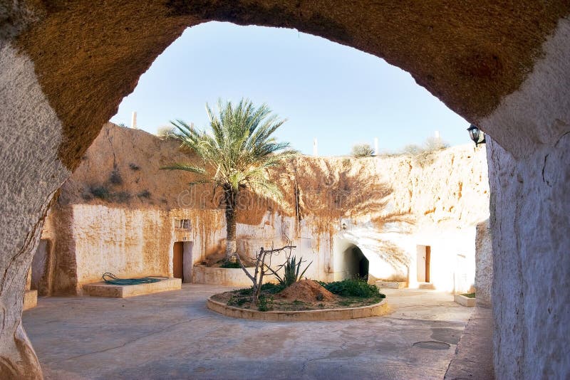 Matmata underground house stock photo. Image of home, matmata - 794348