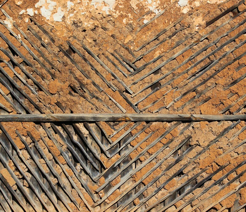 Old Earthen Wall, Background Texture Stock Image - Image of house ...