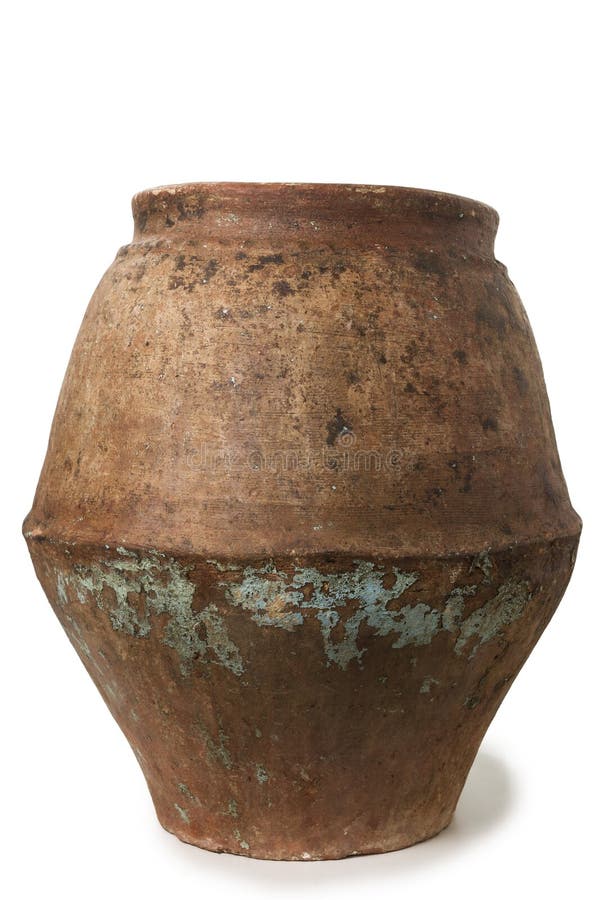 Old Earthenware Jar stock photo. Image of container, handwork - 53798760