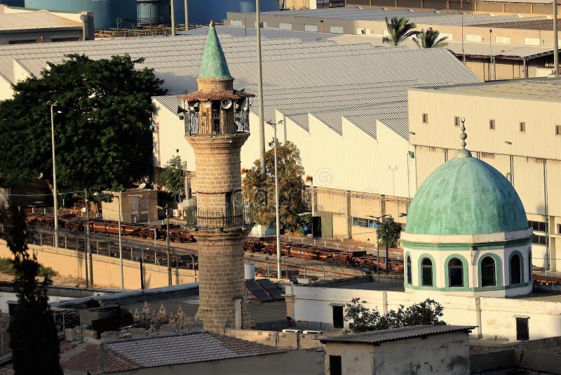 Old El Bachar Mosque in the Evening Light Editorial Stock Image - Image ...