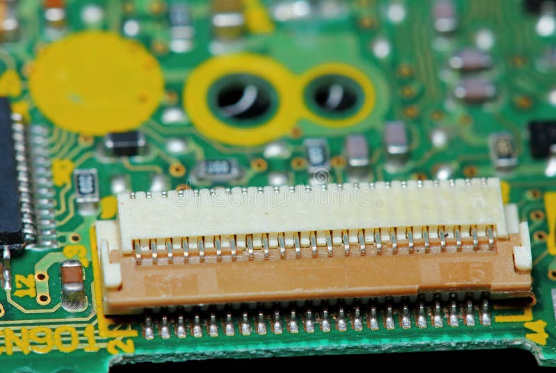 Electonic Circuit Board for Computer in Macro Photography for Electric ...