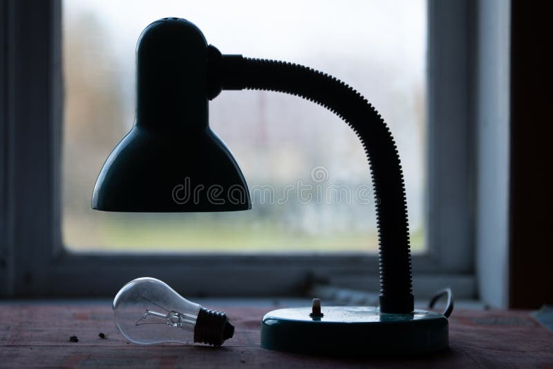 Desk Lamp Burned Out Light Bulb Stock Photos - Free & Royalty-Free ...