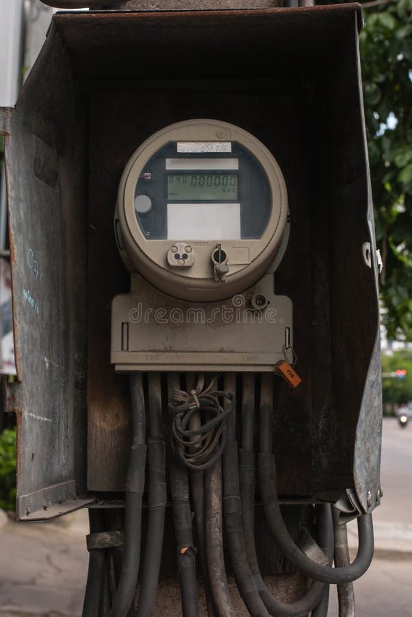 Old Electric meter stock photo. Image of power, measure - 42264542