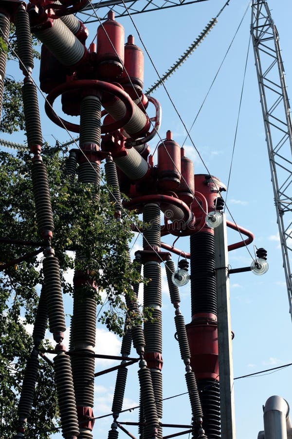 Old electric power station stock photo. Image of environment - 6336318