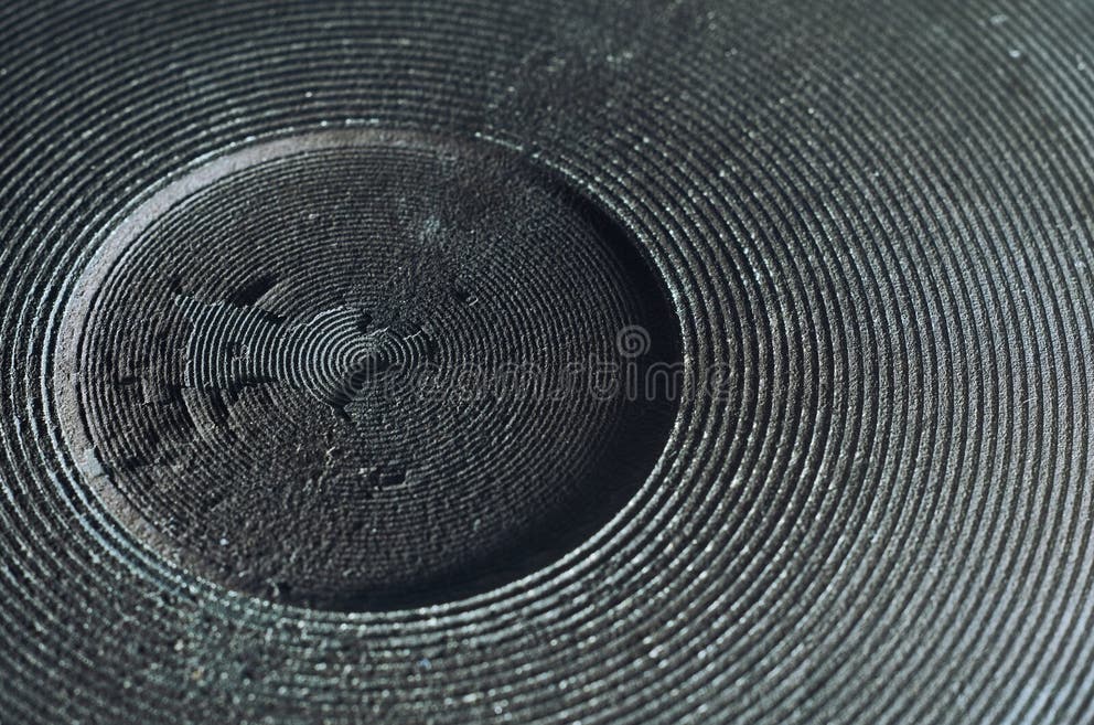 Old Electric Range Solid Metal Disc Heating Element. Damaged and ...