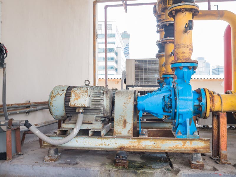 Old Electric Water Pumps, Full of Rust. Stock Photo - Image of rusty ...