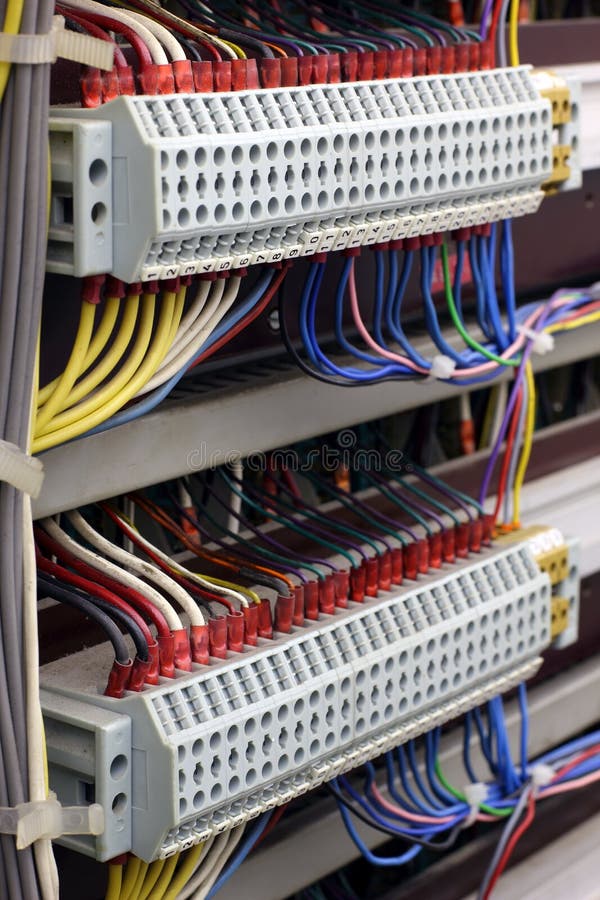 Old Electric Box with Wiring Stock Image - Image of disuse, haphazard ...