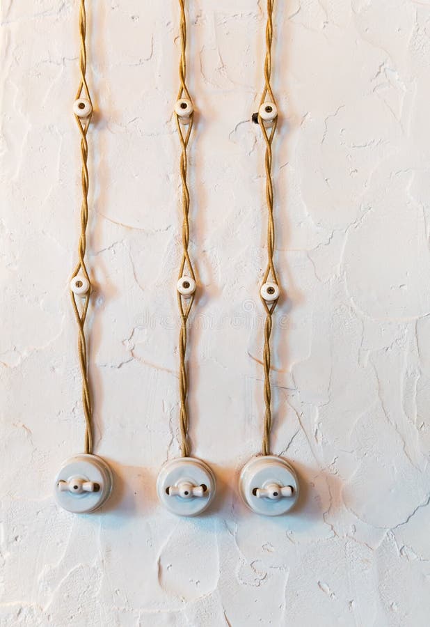 Old electric wiring stock image. Image of junction, power - 60817093